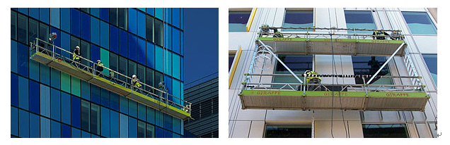 Using Suspended Platform Cradle - Wuxi Rigid Machinery Co.,Ltd.