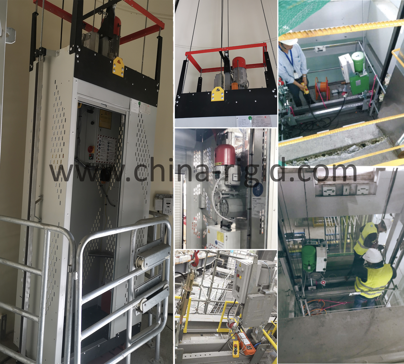 9m/min/- Single phase-220v-50Hz by conveter - Buy Winch, Man-riding ...